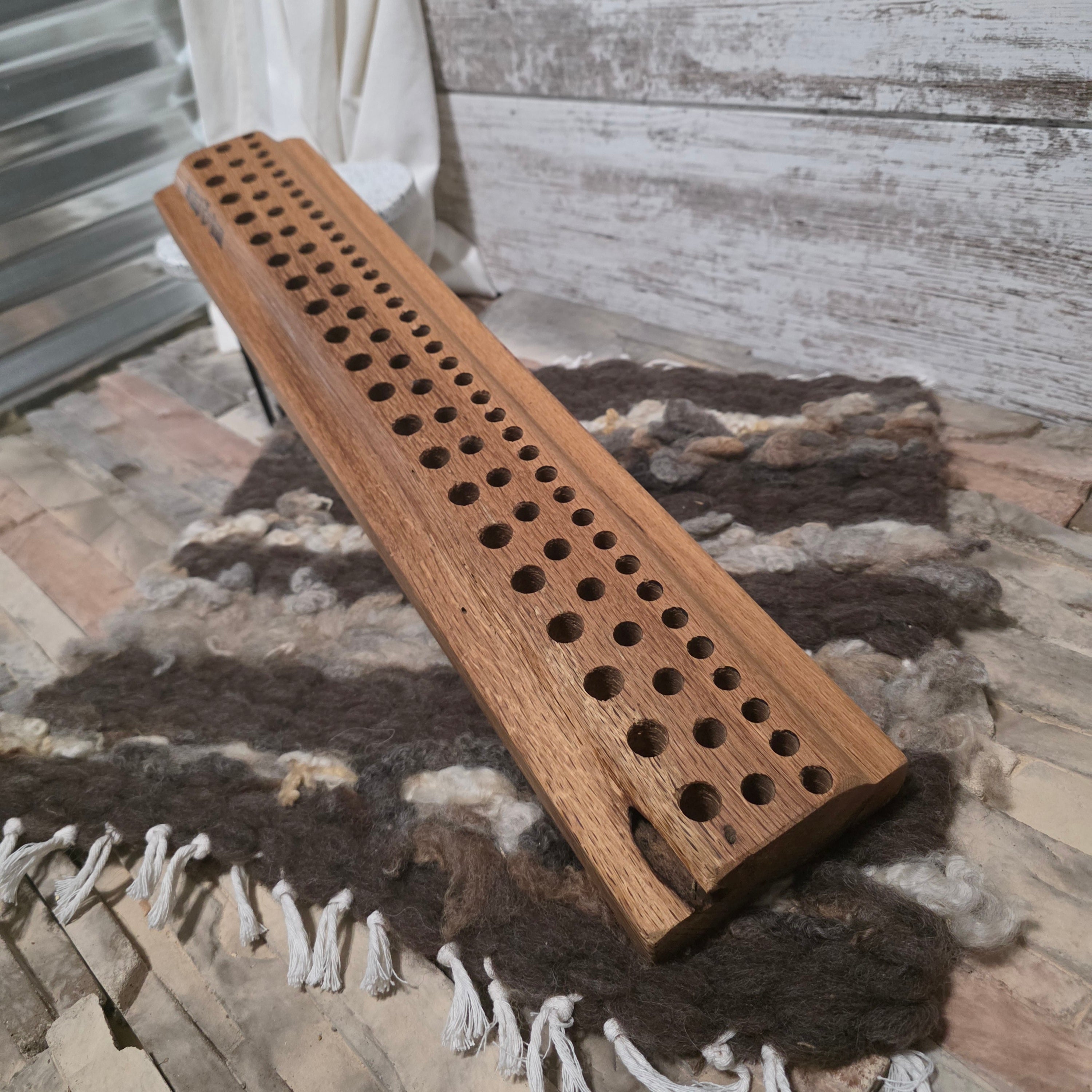 White Oak Goldilocks Peg Loom Portable Weaving Relaxation Handwoven ...